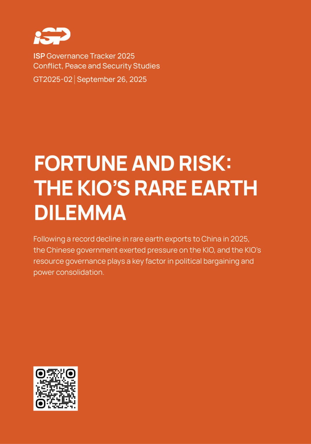 Fortune and Risk: The KIO’s Rare Earth Dilemma | ISP-Myanmar